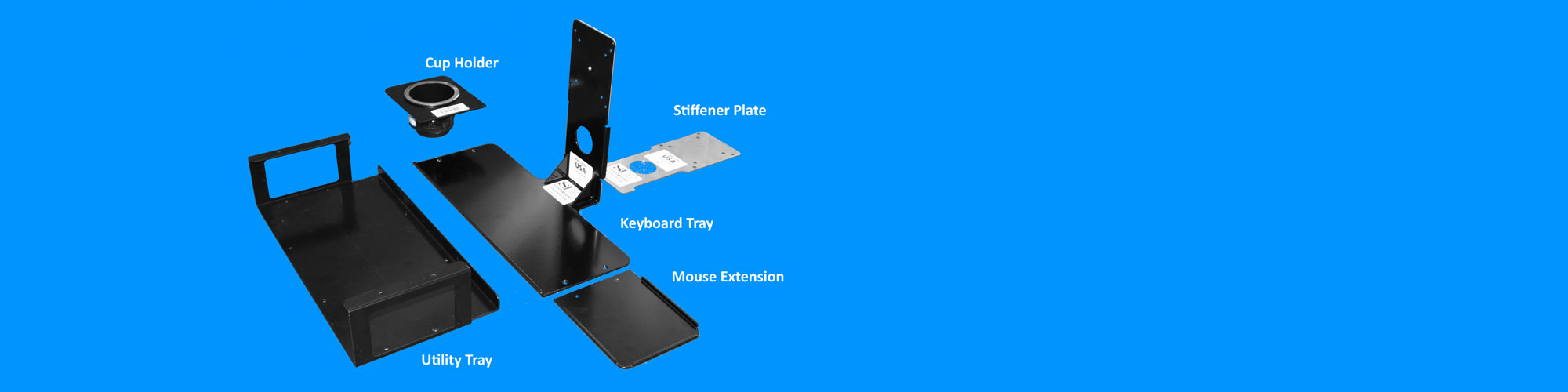 VESA Keyboard Trays by SDS