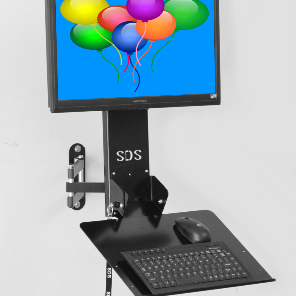 iMount 4.0 Adjustable VESA Monitor & Keyboard Mounting System w/ 7" x ...