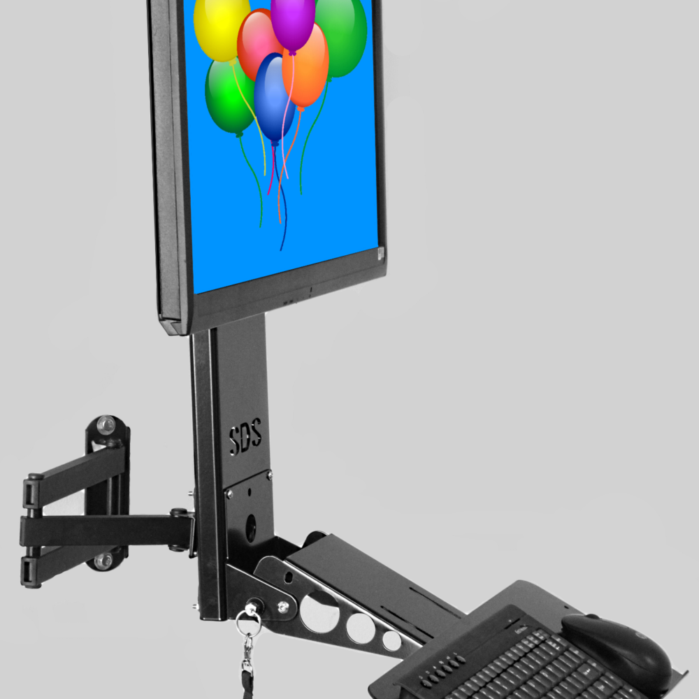 iMount 4.0 Adjustable VESA Monitor & Keyboard Mounting System w/ 7" x ...