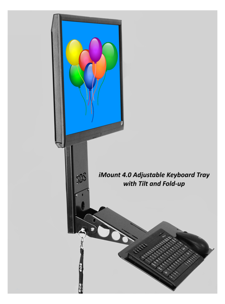 iMount 4.0 Adjustable VESA Monitor & Keyboard Mounting System w/ 7" x ...